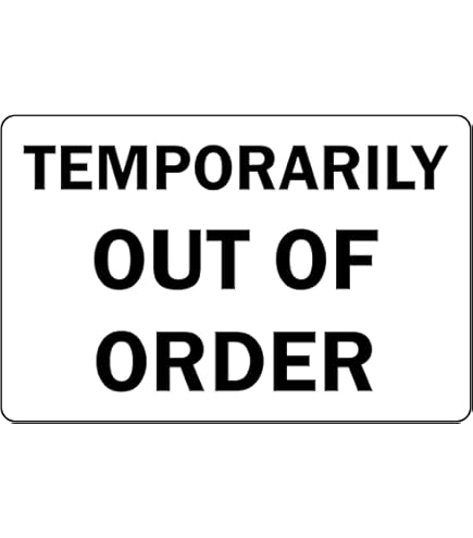 Out Of Order Restroom Sign Triple Two Toilet Out Of Order | Sticker