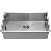 Hindware Kitchen Sink 32"x20"x8"| 304 Grade Stainless Steel | Pressed ...