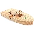 Vilac Vilac2941 2941 Elastic Boat Toy Wooden, Boat (15 x 6 x 3 cm ...