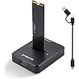 ELUTENG M.2 NVMe & SATA to USB C Docking Station Dual Protocol M.2 Adapter 10Gbps External SSD ...