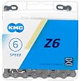 KMC Z6 5/6 Speed Chain, Grey, 114 Links : Amazon.co.uk: Sports & Outdoors