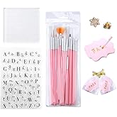 18Pcs Letter Cake Stamp Tool Set Food Grade Silicone DIY Alphabet ...