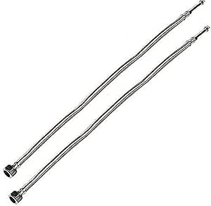 Flexible Hose Pipe Tap Tails for Monobloc Basin Or Kitchen Taps (900mm ...