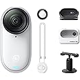 Insta360 GO 3S Blanc Arctique (128GB) - Petite caméra de vlog 4K, POV Mains Libres, Montage ...