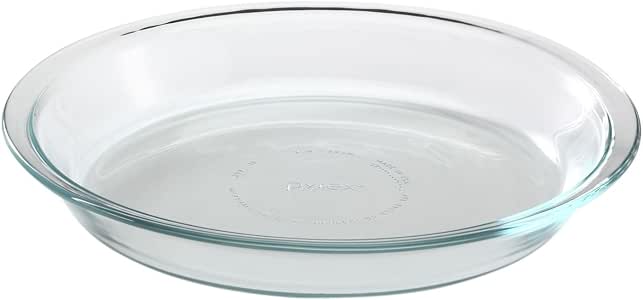 Pyrex Basics Round Clear Glass Bakeware Pie Dish 9.5 in.: Amazon.co.uk ...