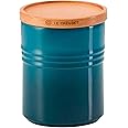 Le Creuset Stoneware Medium Storage Jar with Wooden Lid, Stoneware, 540 ...