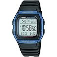 Casio Youth Series Digital Black Dial Men's Watch - W-96H-1BVDF(D054) : Amazon.in: Fashion