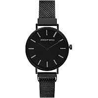 Joker & Witch Moscow Black Dial Rosegold Mesh Strap Analog Women's ...