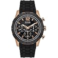 Guess Herren Chronograph Quarz Uhr mit Silikon Armband W0864G2 : Amazon ...