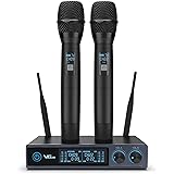 TONOR Microphone sans Fil Systèmes de Micro UHF Double Portable Micros ...