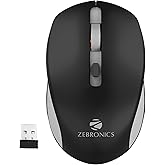 Amazon.in: Buy ZEBRONICS Zeb-Jaguar Wireless Mouse, 2.4GHz with USB ...