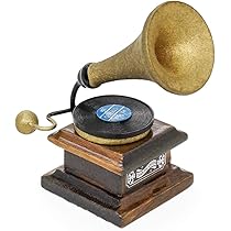 Gramophone Toy Car Vintage Phonograph Record Player Long Lasting ...