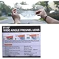 WIDE ANGLE CAR REAR WINDOW FRESNEL LENS VIEW OPTICAL 8"x10" Reversing ...