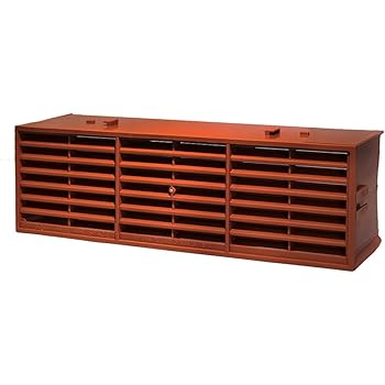 5 x Terracotta Air Bricks Vent 9" x 3" Airbrick Grille Air Flow Brick ...