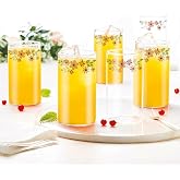 Buy Borosil Vision Glass 350 ml Set of 6 pcs Transparent Drinking Glass ...
