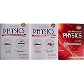 New Simplified Physics Class 11 Reference Books and Lab Manual Set by S.L. Arora, Vol 1, 2 and ...