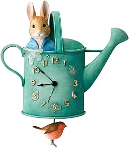 Beatrix Potter Peter Rabbit in The Watering Can Wall Clock: Amazon.co ...