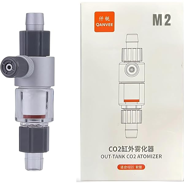 Qanvee Co2 Atomizer M2 Co2 Qanvee Inline Co2 Diffuser M2 16/22mm 🔰