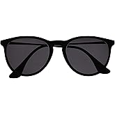 OPULIZE Jet Sunglasses 2 Pack Stylish Large Designer Frame Scratch Resistant Tinted Lens UV400 ...