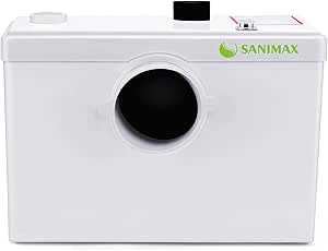 Sanimax SANI600 Powerful Macerator Waste Water Pump Sanitary 3/1 Inlets ...