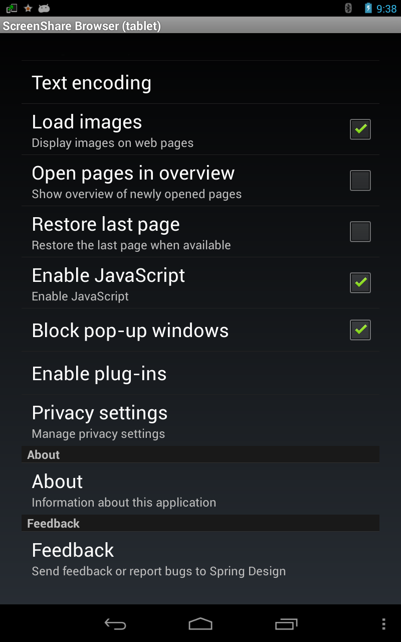 ScreenShare Browser for Tablet : Amazon.co.uk: Apps & Games