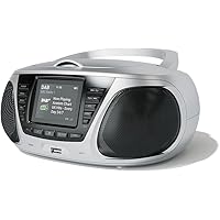 Bluetooth DAB+ Radio & CD Player | 40 Watt Mains Powered Hifi System ...
