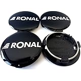 Original Ronal 64mm Nabendeckel Nabenkappe Hochglanz Poliert Center Cap ...