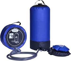 15 Litre Portable Pressure Shower, Camping Shower : Amazon.co.uk ...