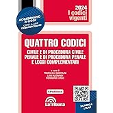 Quattro codici. Civile e di procedura civile. Penale e di procedura penale. Pocket 1/2025 ...
