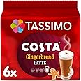 Tassimo Costa Gingerbread Latte Coffee Pods (1 Pack, 16 pods, 8 ...