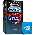 Buy Durex Mutual Climax Condoms for Men & Women - 10 Count (Pack of 2)|Extra Dotted and Ribbed ...