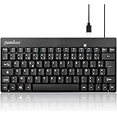 Perixx Periboard-407, Mini Clavier USB Filaire AZERTY - Clavier Chiclet ...