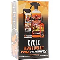 Tru-Tension | Cycle Clean & Lube Bundle | Monkey Juice Bike Cleaning & Chain Care Kit : Amazon ...