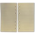 Refill 6 Hole A6 Lined Papers for Personal Filofax Size 75 Pages 19.19 ...
