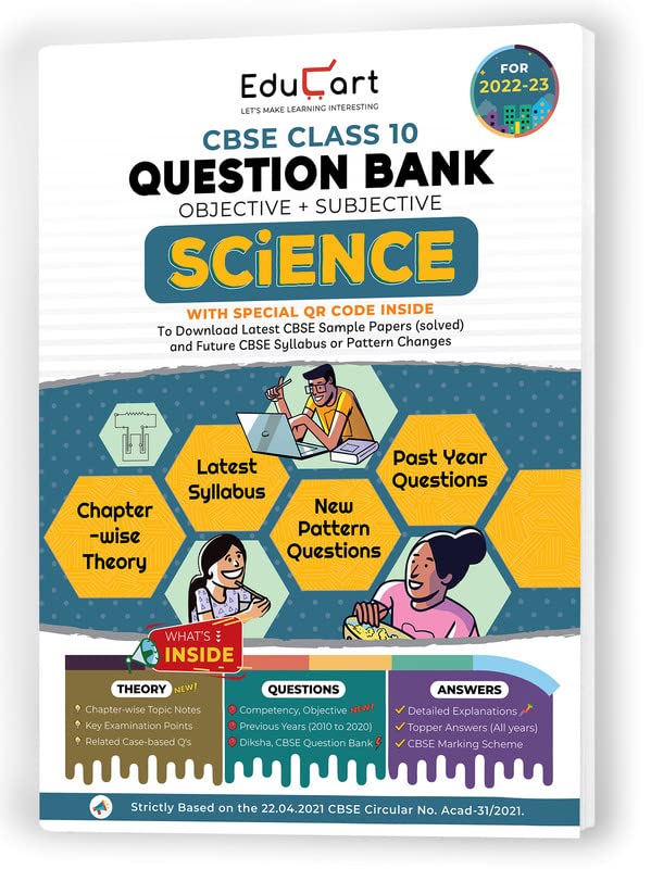 Educart CBSE Class 10 Science Question Bank For 2022-23 (OLD) : Sanjiv ...