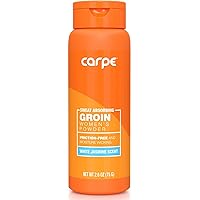 Carpe Sweat Absorbing Groin Powder (For Men) - Designed for Maximum ...