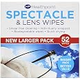 Healthpoint Spectacle Wipes, Extra Value 52 Pack, 2 Packs (104 Wipes ...