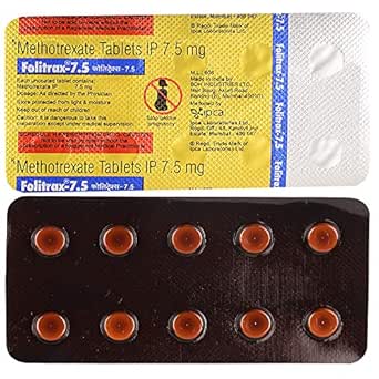 Folitrax-7.5 - Strip of 10 Tablets : Amazon.in: Health & Personal Care