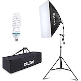 RALENO LED Video Light, 192 LEDS Panel Camera Light with LCD Display ...
