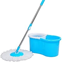 Esquire Elegant 360 Spin Mop Set with Additional Refill (EE2 MB,Blue) : Amazon.in: Home Improvement