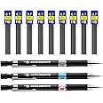 DOUSELLA Set di Matite Automatiche Matita Meccanica con Gomma Matite Automatiche 0,7MM con 3 ...