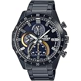 Casio EDifice EFR-556DC-1AVUDF Black Analog Dial Black Stainless Steel ...