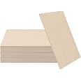 MANCHAP 30 PCS 200 x 200 x 2mm Square Wood Plywood Sheets, Thin ...