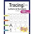 Tracing Letters and Numbers for kids: 130 page handwriting practice ...