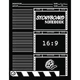 Storyboard Notebook 16:9: Blank Storybook Sketchbook | 16:9 Thumbnail ...