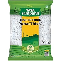 Tata Sampann Red Rice Poha Aval with High Dietary Fibre, 500 g : Amazon ...