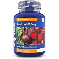 Beetroot Extract Capsules 500mg, 90 Vegan Capsules, Naturally Rich in ...