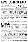 LIFE MANIFESTO POSTER - The World Famous Original Motivational Quote ...