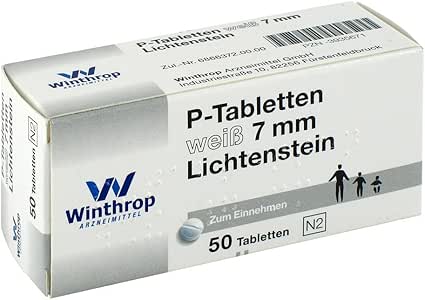 P Tabletten Weiß 7 mm Teilberbe 50 Tabletten: Amazon.de: Drogerie ...
