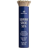 SILVERIN Silver Nitrate Sticks 50% (200mm Rigid) 100 pcs. : Amazon.co ...